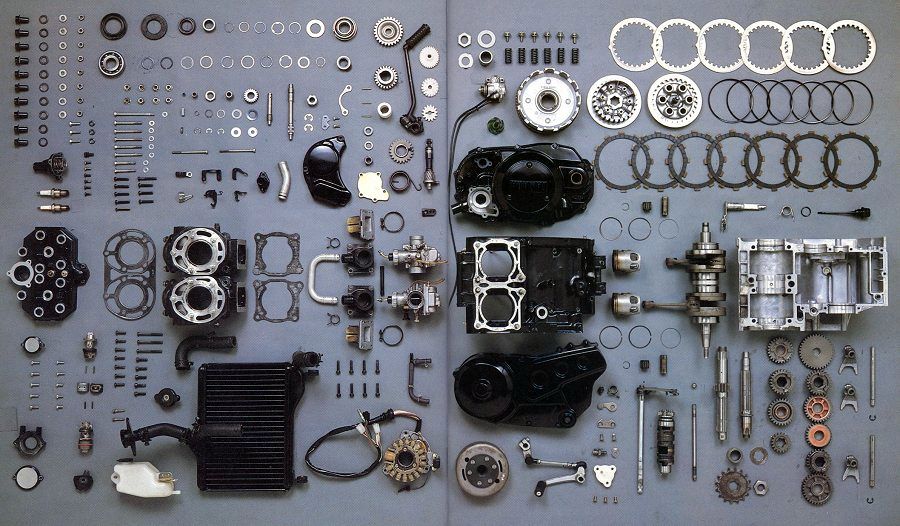 yamaha sr400 exploded view