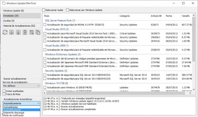 BlogeeK: Windows Update MiniTool, una herramienta para gestionar las ...