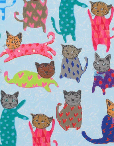 print & pattern: PAPERCHASE - pushy cats