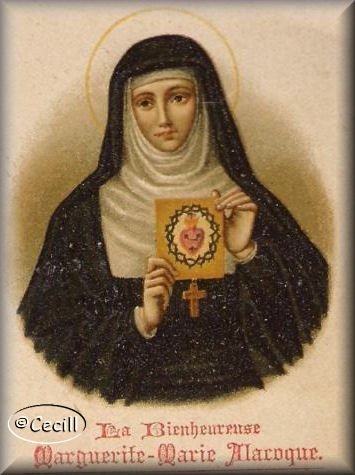 A IGREJA CATÓLICA NO MUNDO: SANTA MARGARIDA MARIA ALACOQUE - DEVOTA DO ...