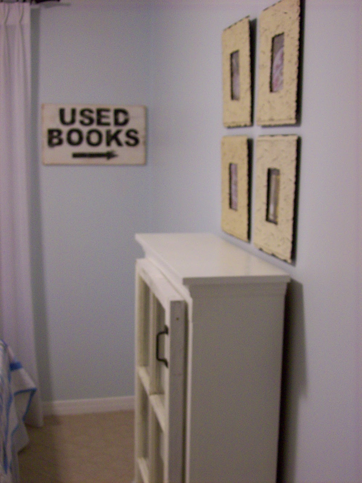 Sharon at Home: Used Book Sign