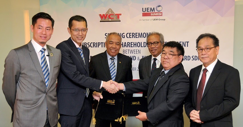 UEM Sunrise, WCT to undertake RM3b property project