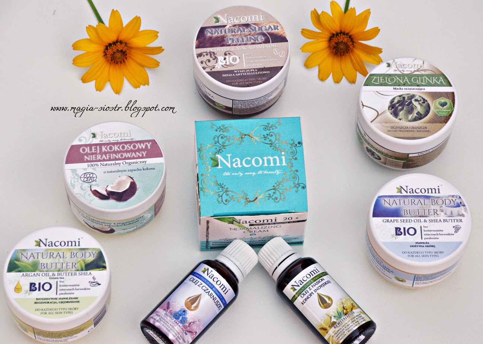 Nacomi - kosmetyki naturalne - Magia Sióstr blog modowy: moda, lifestyle, uroda i siostry