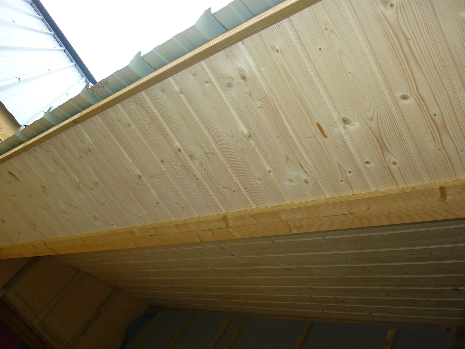 Construction de notre maison à Agnos: Avant toit