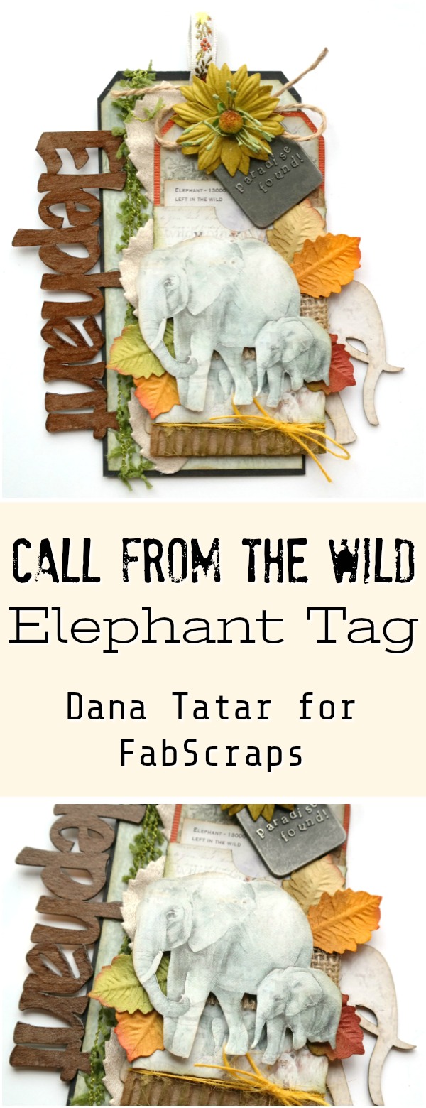 Elephant Tag - FabScraps