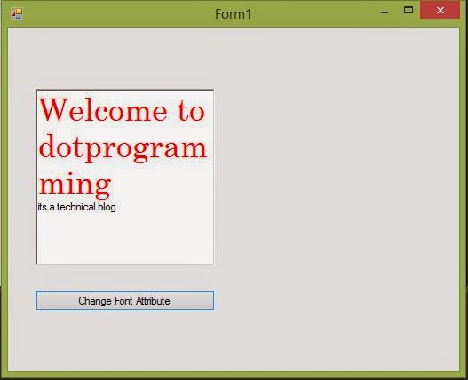 How to use font dialog in winforms c#