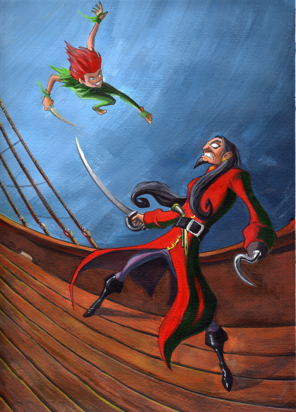 Julio Blanco Sánchez: Peter Pan y Garfio