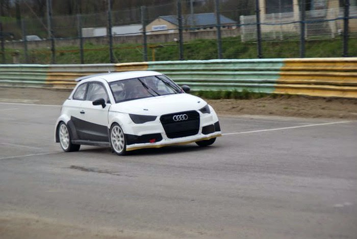 French Rallycross: Racing Team Jagu preparing Audi A1 for 2015 season ...