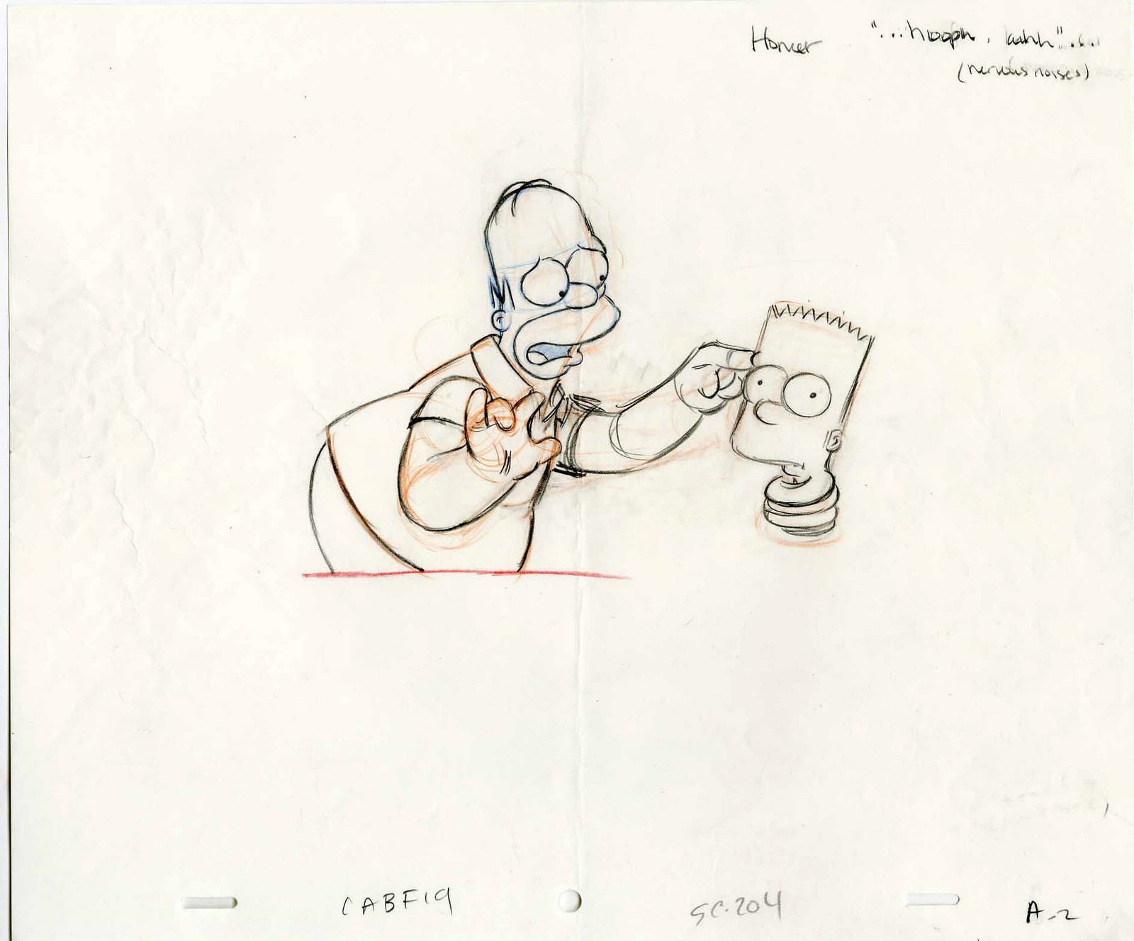 Living Lines Library: The Simpsons (TV Series 1989– ) - Production Drawings