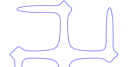 Fun math art (pictures) - benice equation: Swastika (卍)