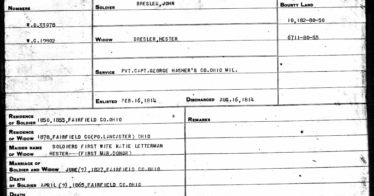 Marhaven Genealogical Musings: Bressler Family