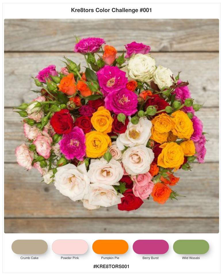 Sandra.s Stamp & Craft Studio: Kre8tors Blog Hop - Colour Challenge