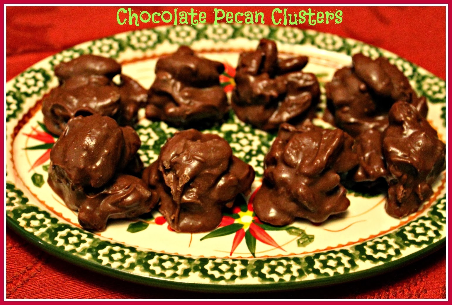 Sweet Tea and Cornbread: Slow Cooker Chocolate Pecan Clusters!