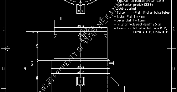 GAMBAR TEKNIK PHARMA: GAMBAR TEKNIS TANKI MASAK