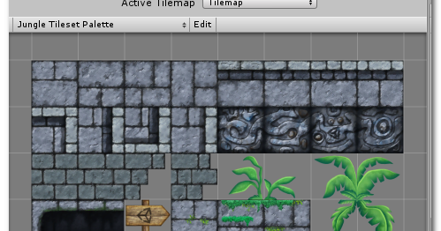 Unity 2D Tile Map 工具-Tile Palette
