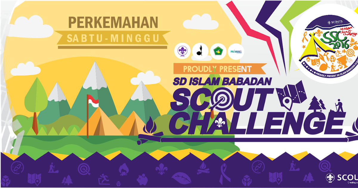 Desain Stiker Kegiatan Pramuka 7