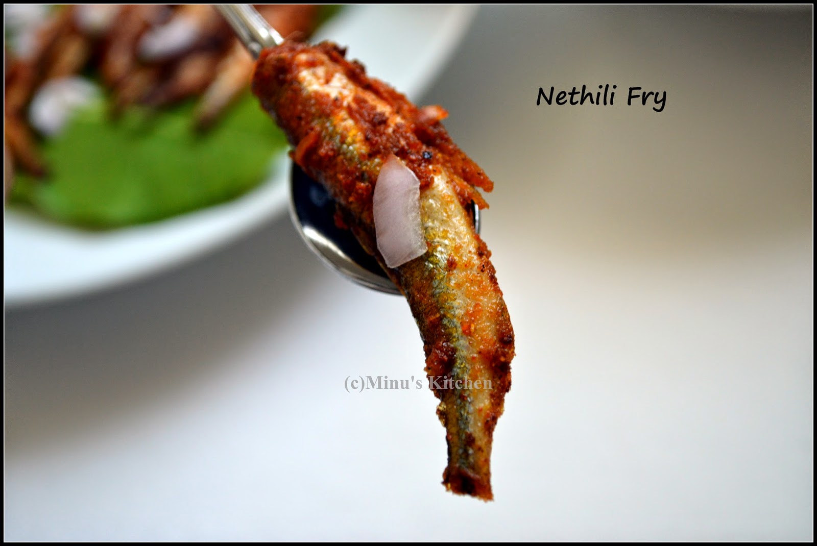Nethili Meen Fry / Anchovies Fry ~ Minu's Kitchen