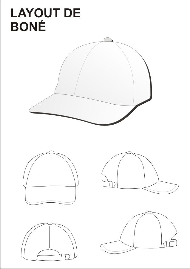 IdeiaClip: Layout de Boné