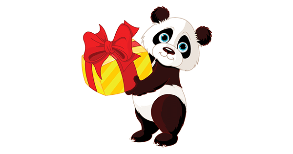 Panda Present | Symbols & Emoticons