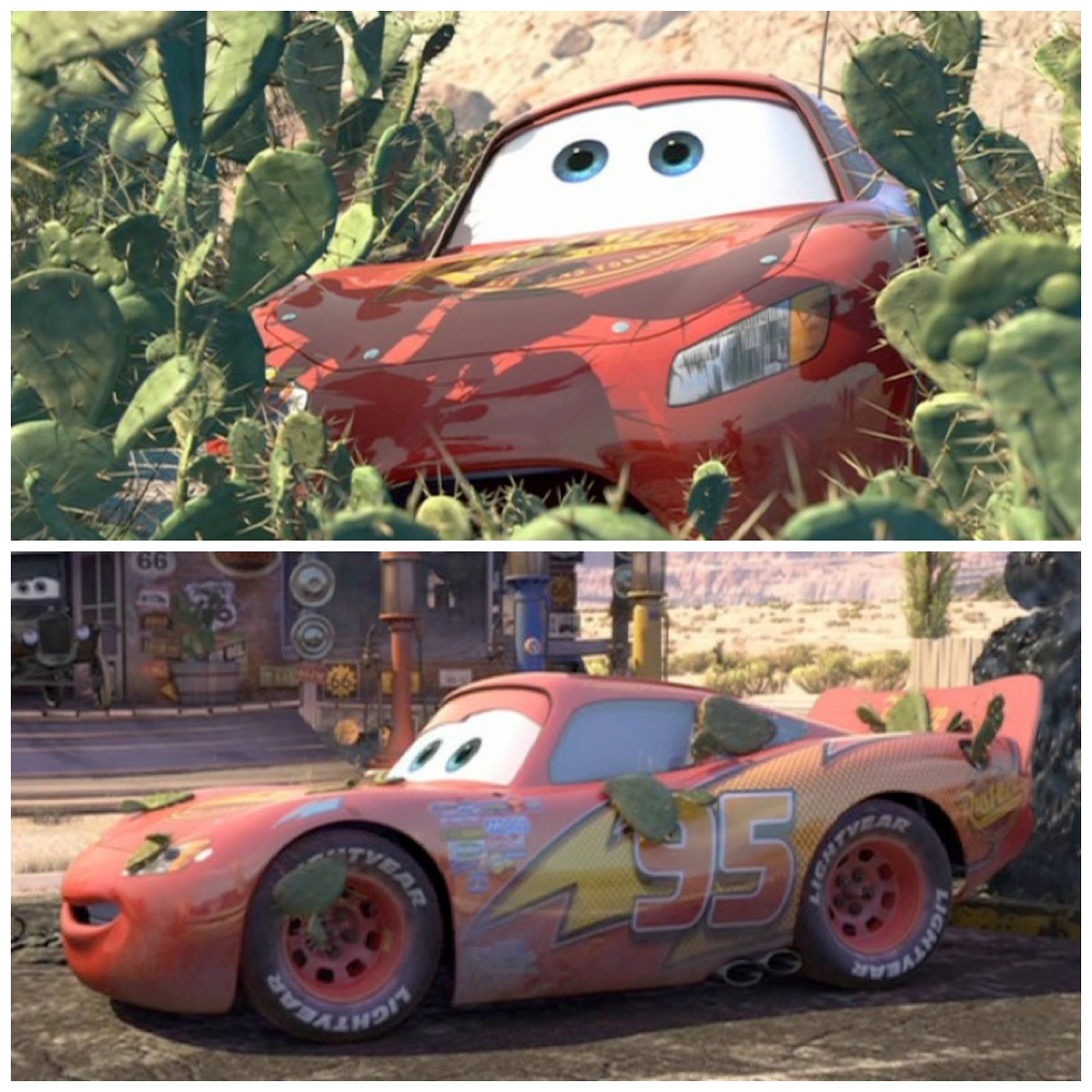 Dan the Pixar Fan: Cars: Cactus Lightning Mcqueen