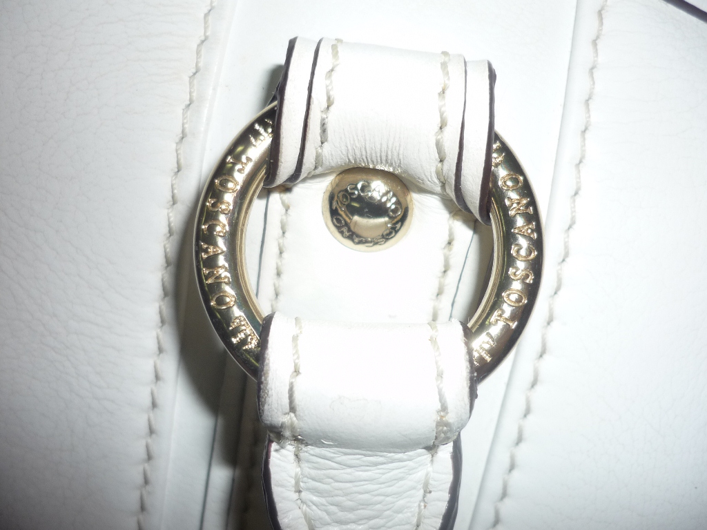 YUS BRANDED BAG: authentic tocco toscano italy leather handbag 6