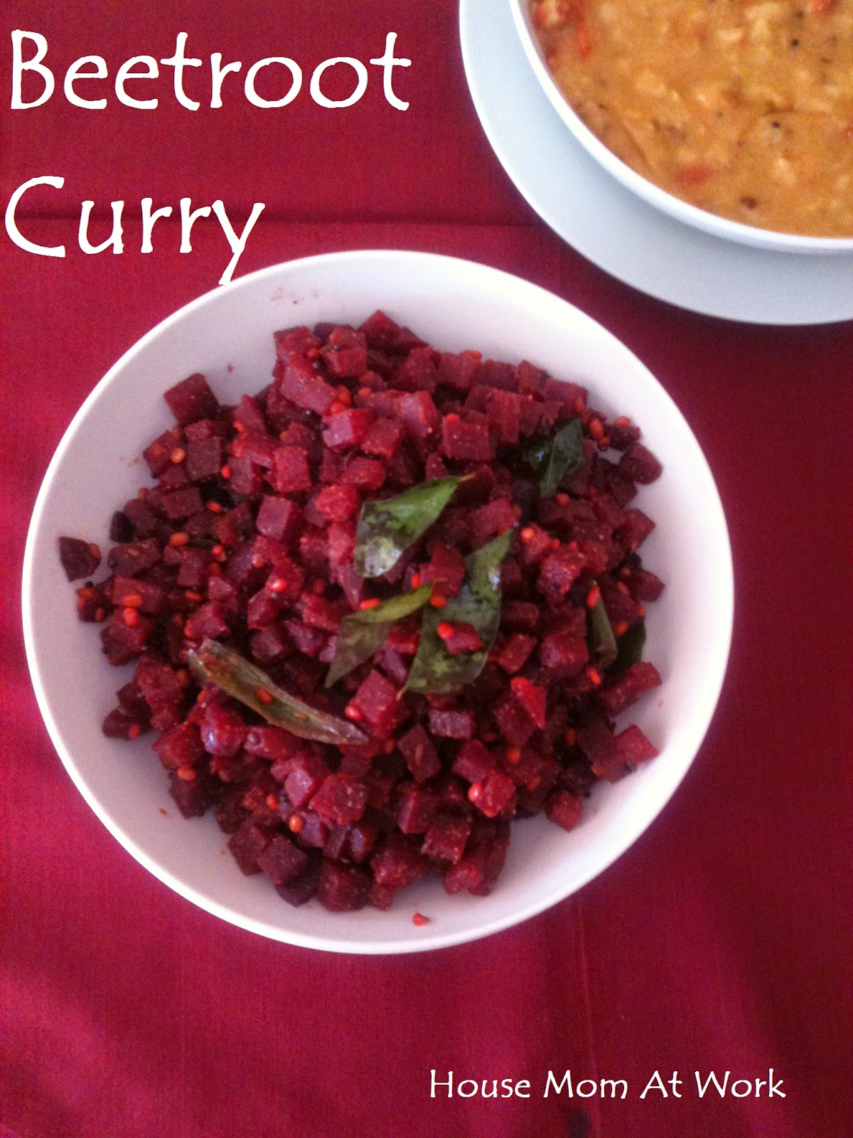 House Mom At Work: Beetroot Curry / Beetroot Stir Fry / Beetroot Poriyal