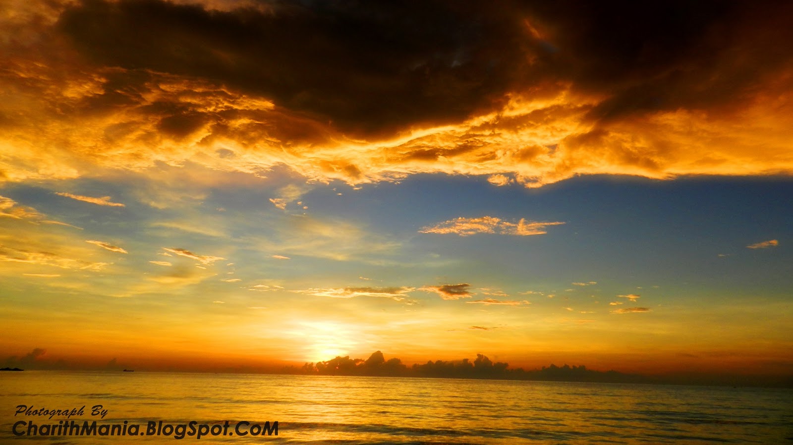 CharithMania: "Sun Rising in Golden Hour with a Dramatic Sky"