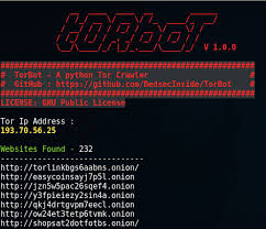 Dedsec Torbot: Encuentra url nuevas de Tor Tu mismo. (.onions)