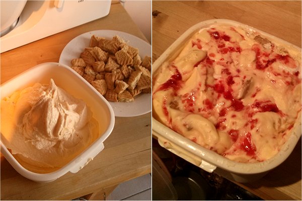 Fish Finger Sandwich: Retro Biscuit Ice Cream #2 - Jamboree (Jam Mallow)