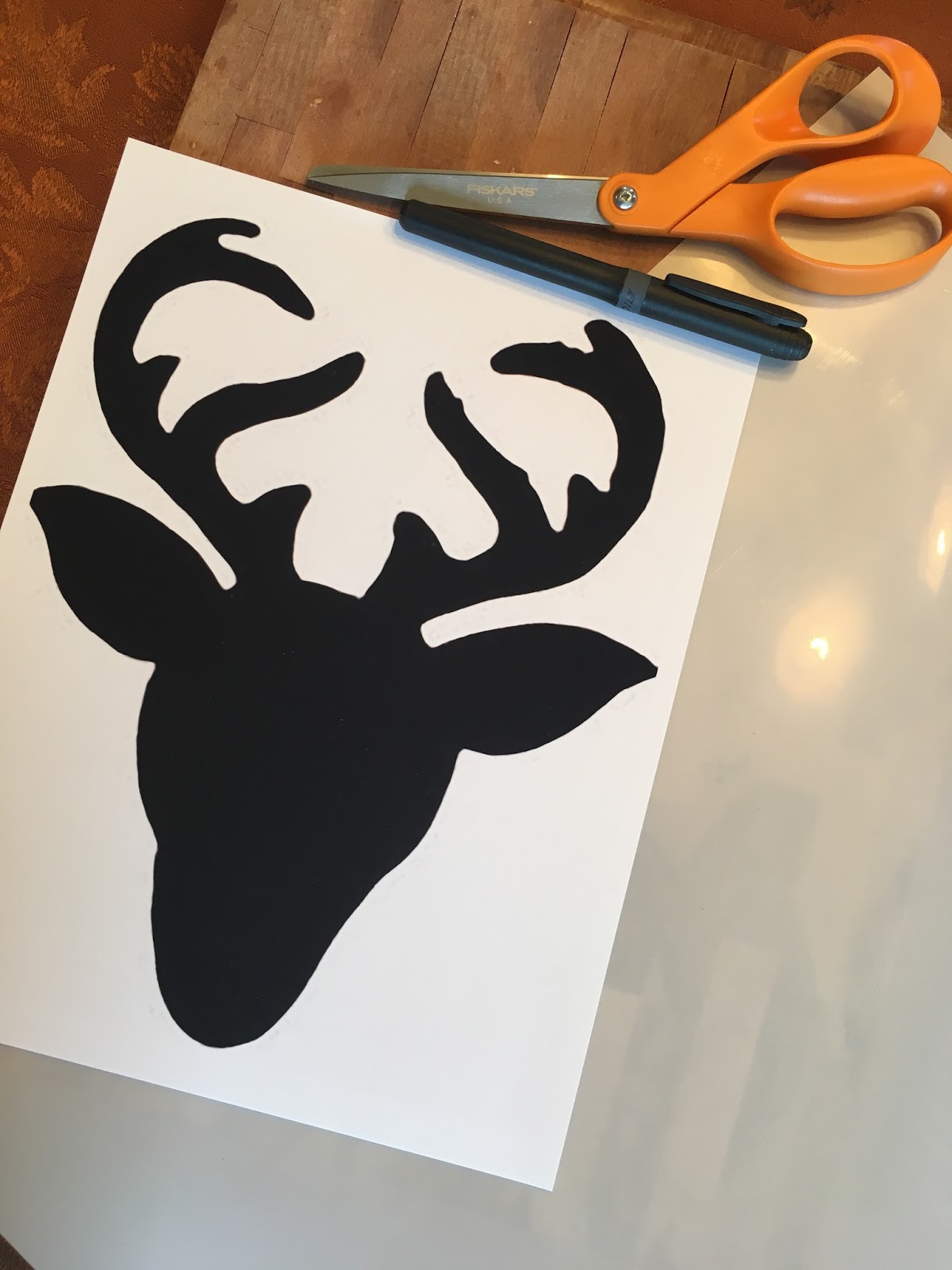 This Kansas City Mama: Mama Crafting: Deer Head Holiday Pillow