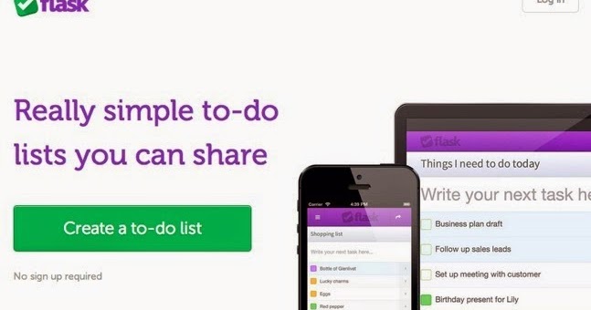 Flask.io, strumento to-do-list che non richiede registrazione
