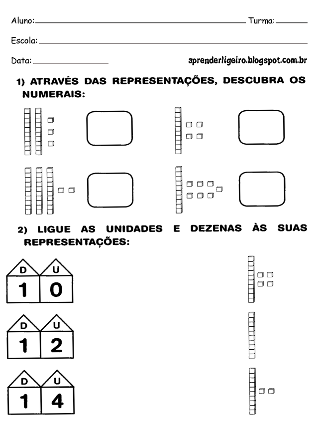 Aprender Ligeiro: Exercícios de Matemática 2° ano ensino fundamental