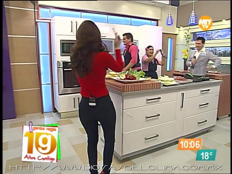 Las diosas del clima: Briana Chavez en Gente Regia