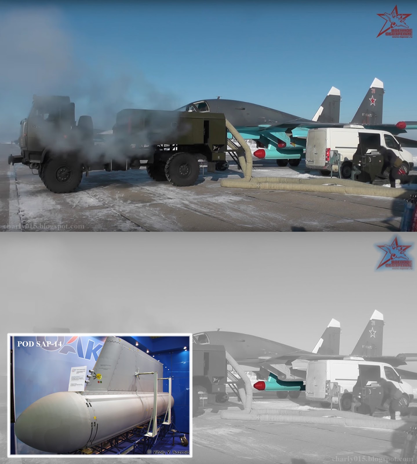 Análisis Militares: Un Su-34 con el nuevo pod SAP-14