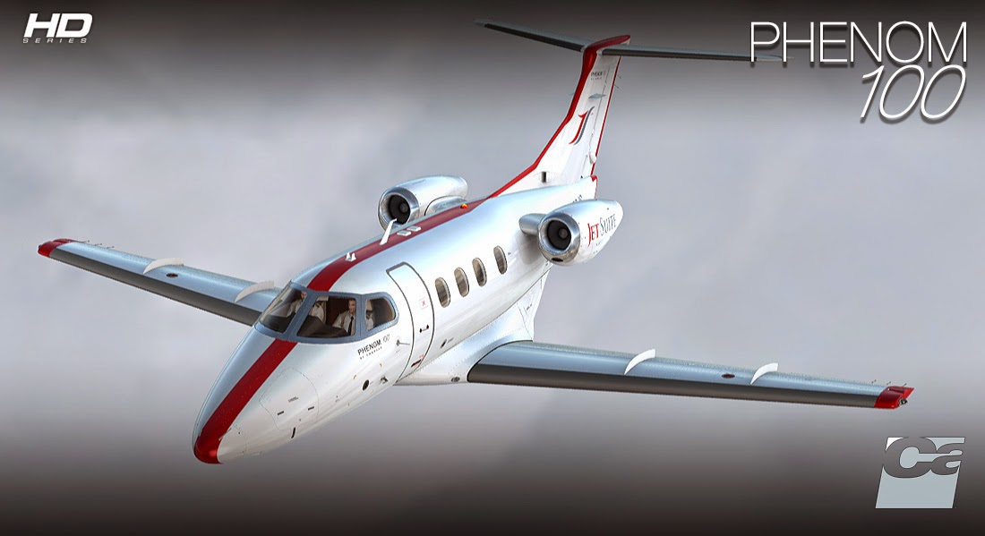 Carenado Embraer Phenom 100 HD SERIES [FSX] [P3D] [MEGA] [FREE]
