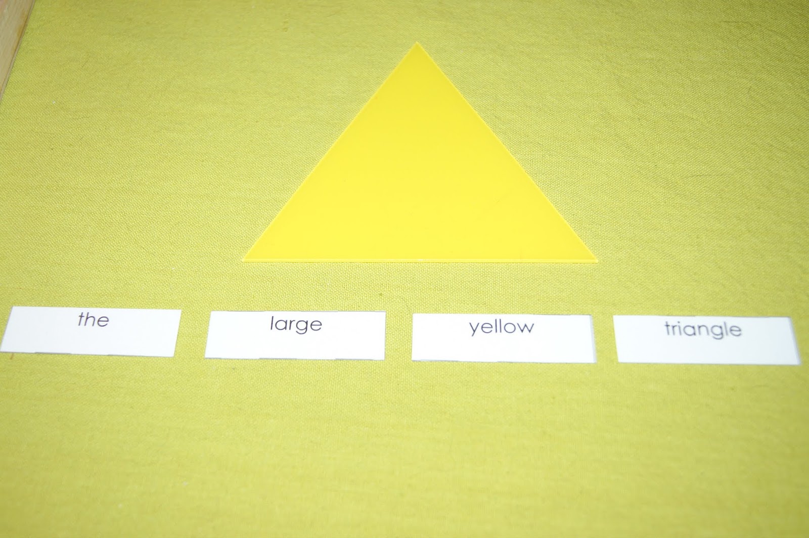 Detective Triangle Game, Montessori Grammar & Language At Home ...