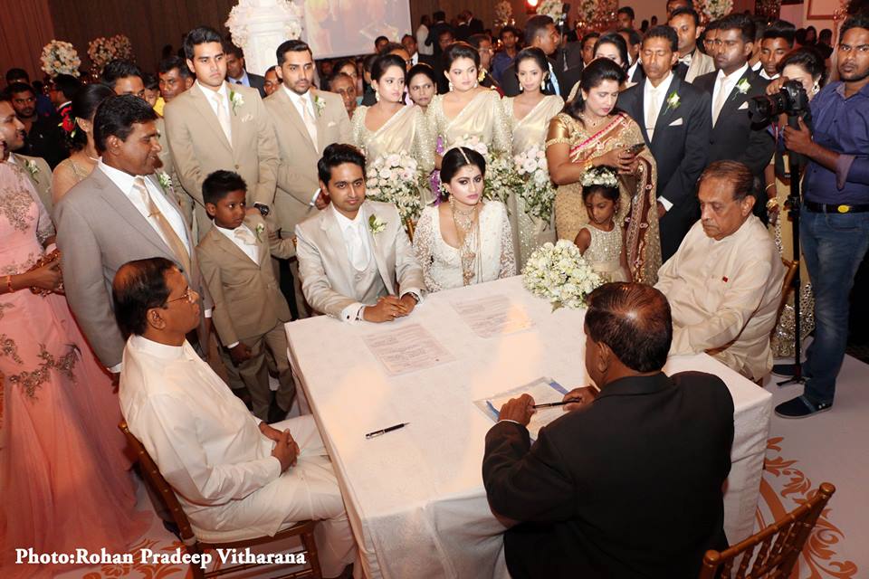 Wijeyadasa Rajapakshe's son Rakitha's wedding Day | Sri Lanka Hot ...