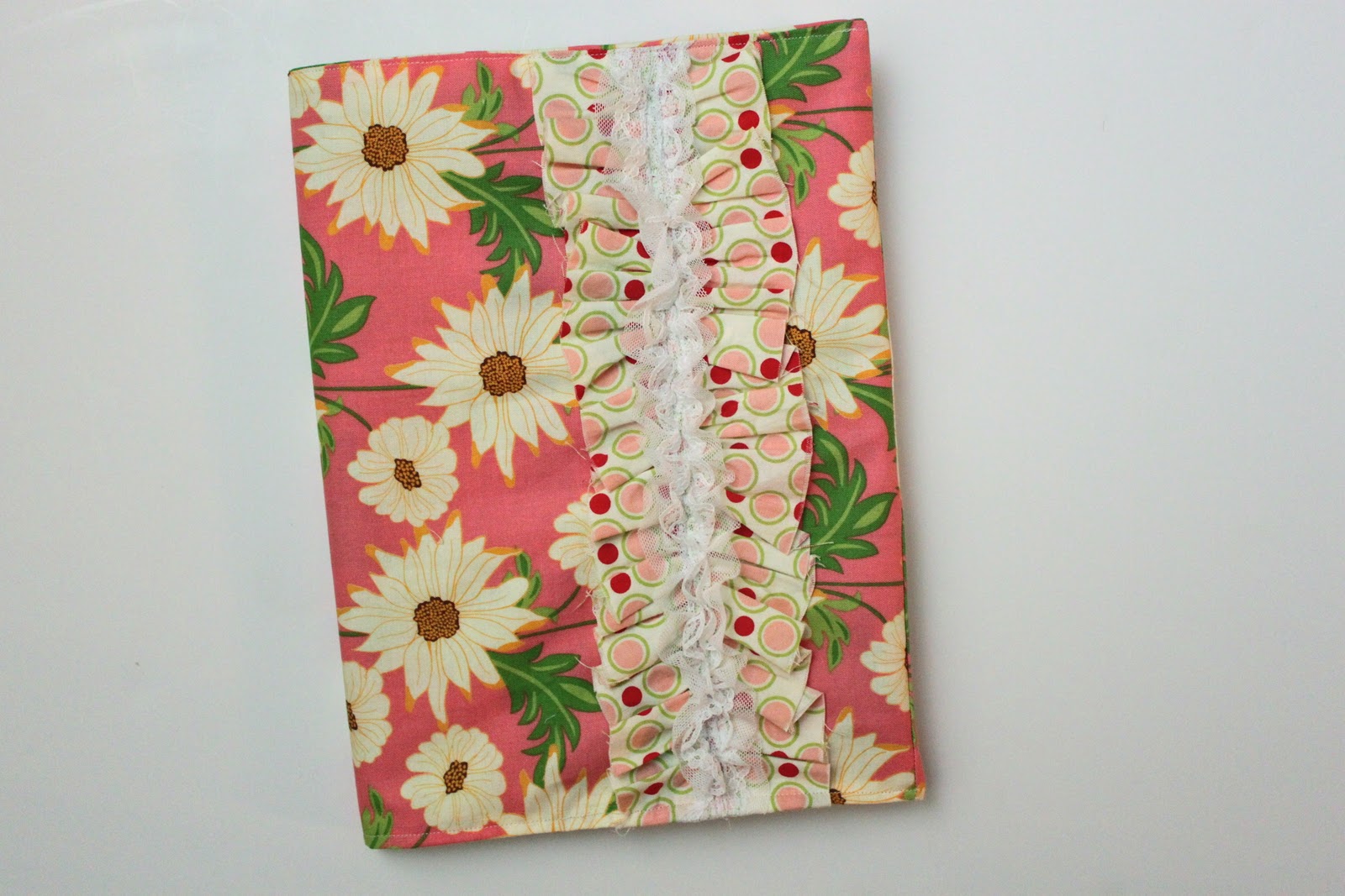 Fabric Composition Notebook Cover {Tutorial} - Smashed Peas & Carrots
