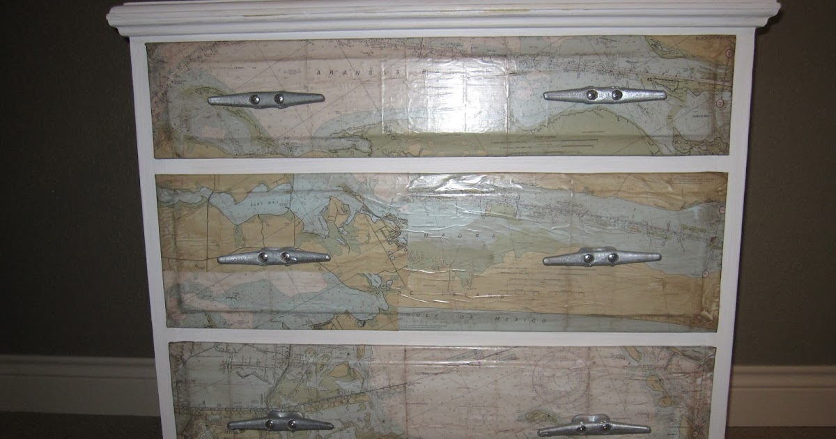 The Decorating Duchess: DIY Map Dresser