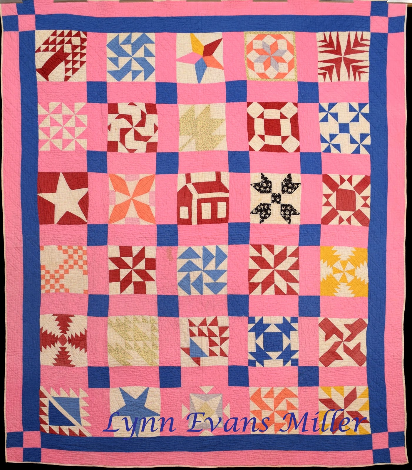 Quilts-Vintage and Antique: Antique Sampler Quilt