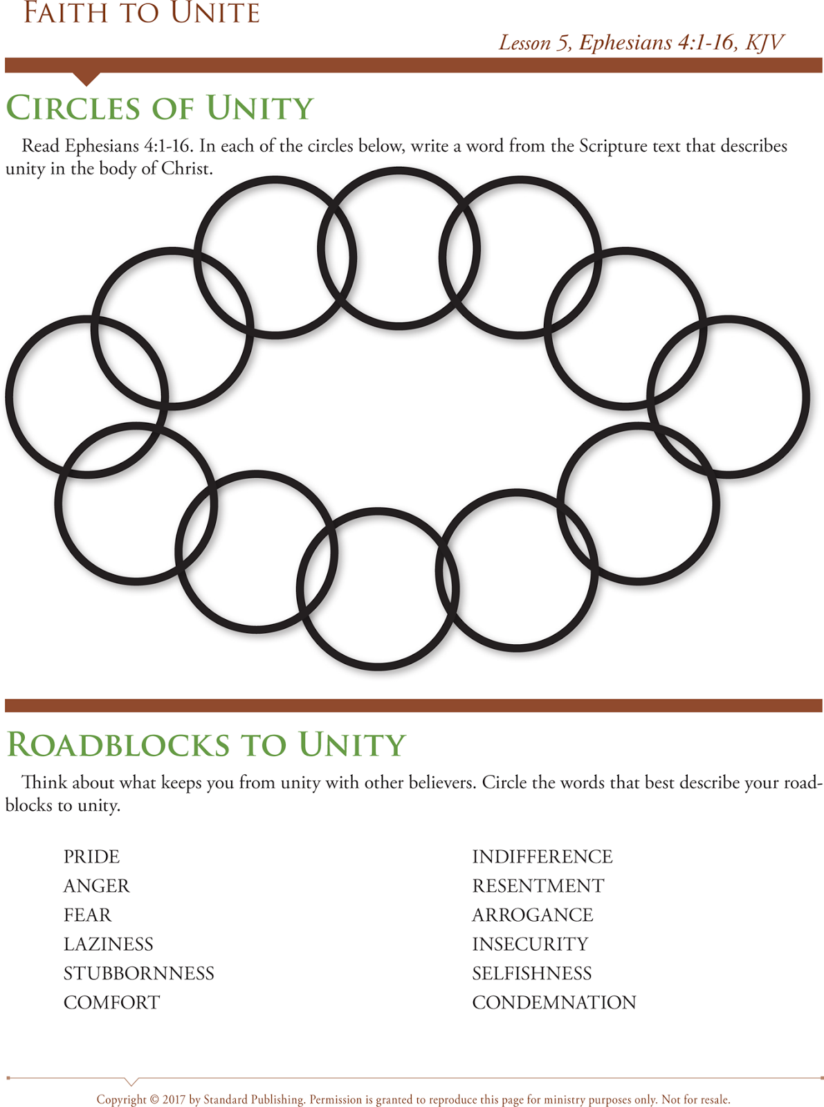 The KJV International Sunday School Lesson Outline