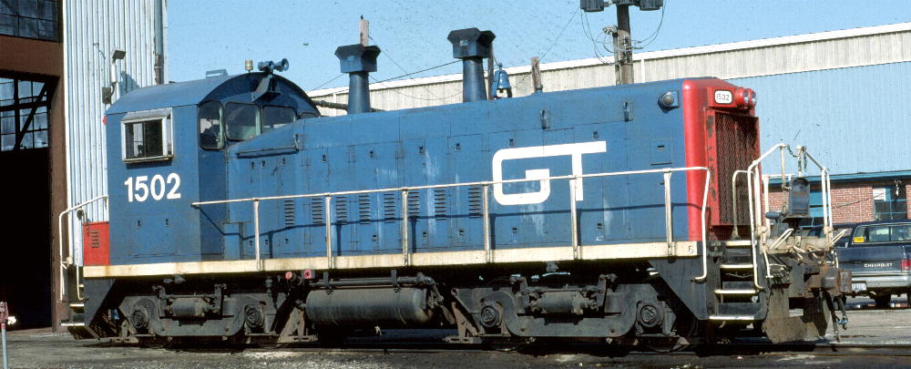 Eddie's Rail Fan Page: Grand Trunk Western Railroad EMD SW 1200 yard ...