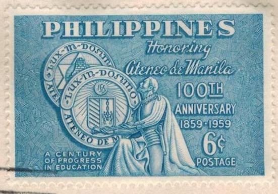 Philippine Republic Stamps : 1959 Ateneo de Manila Centenary
