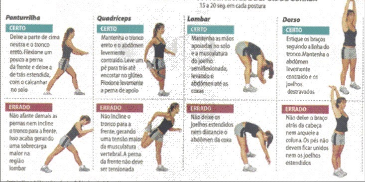 Miriam Leticia: Alongamentos.