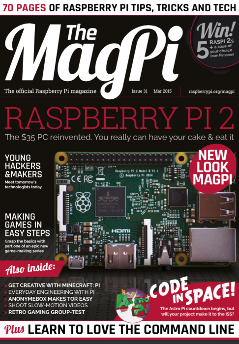 Hello Raspberry Pi: FREE The MagPi magazine March issue released