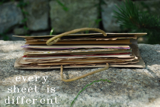 THE SHEER STORIES: DIY (recycled paper) book