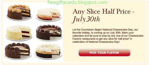 Discount Coupons and Promo Codes 2020: Cheesecake Factory Coupons
