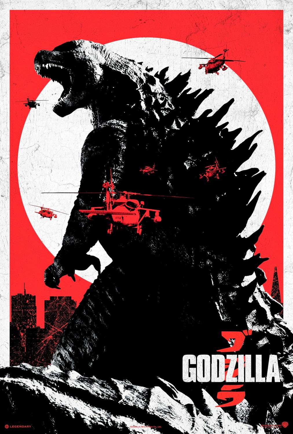The Geeky Nerfherder: Movie Poster Art: 'Godzilla' (2014)