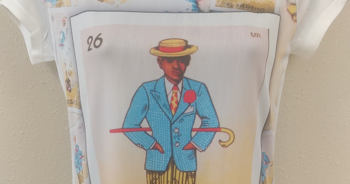 BLUSA LOTERIA MEXICANA (EL NEGRITO)
