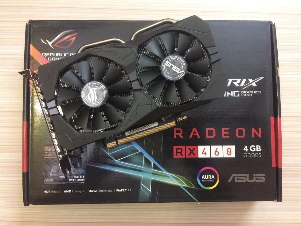 Asus ROG STRIX RX 460 OC Review ~ Computers and More | Reviews ...